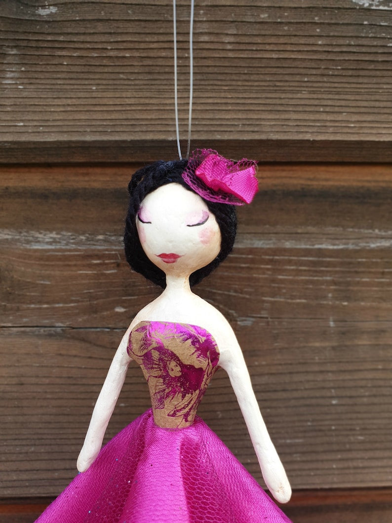 Hanging Art Doll Paper Mache Doll Wall Art Doll Fairy | Etsy