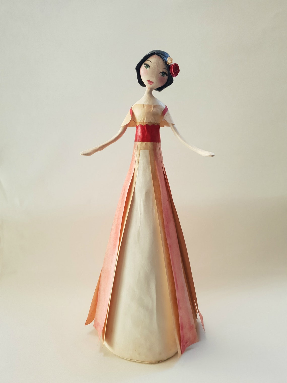 Paper Mache Doll, Paper Clay Sculpture, Woman Sculpture - Etsy