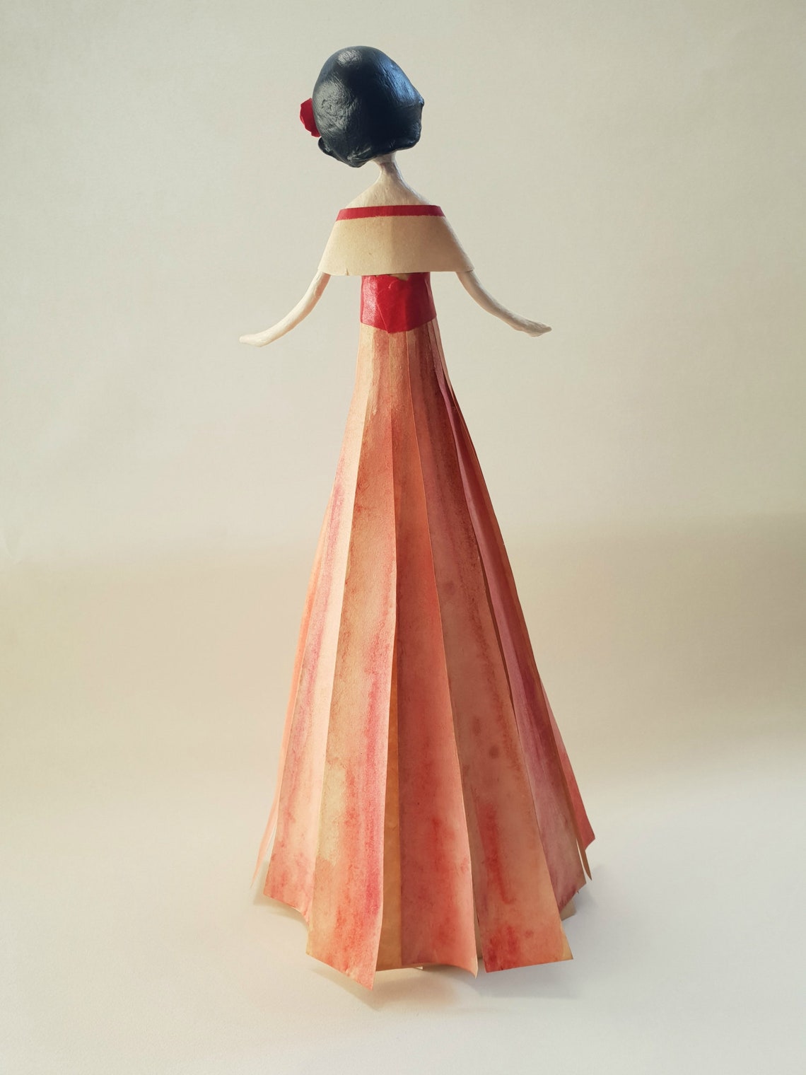 Paper Mache Doll, Paper Clay Sculpture, Woman Sculpture - Etsy