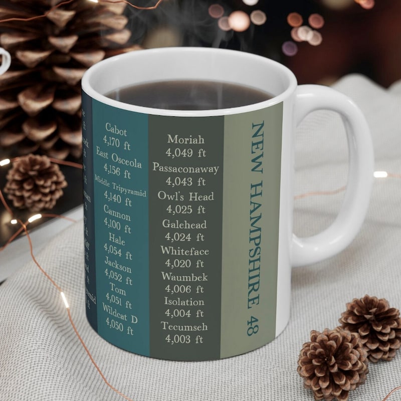 New Hampshire Mug - Etsy
