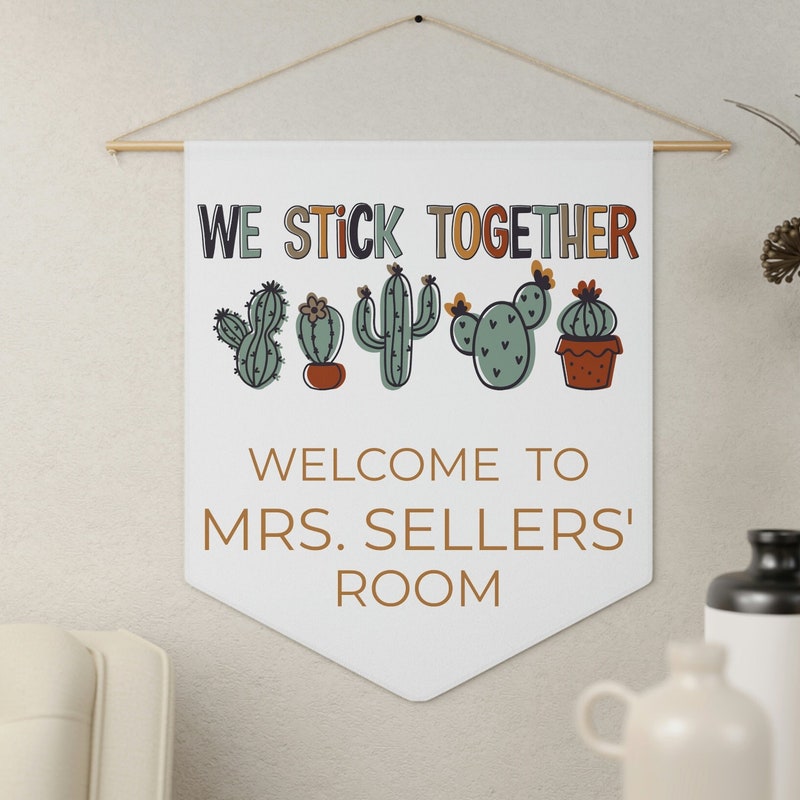 Cactus Classroom Sign - Etsy