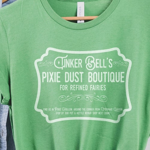Tinker Bell Shirt Tinkerbell's Pixie Dust Boutique | Etsy
