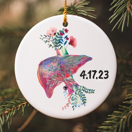 Personalized Organ Transplant Christmas Ornament Liver - Etsy