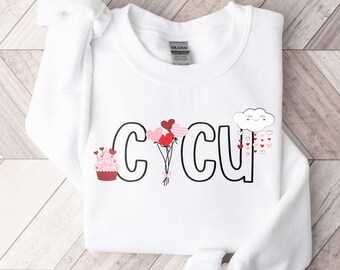 Icu Valentine Shirt - Etsy