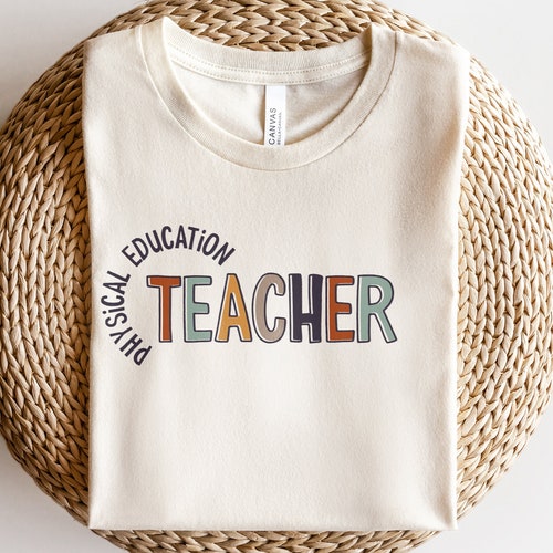 Physical Education T-shirt Back to School PE Teacher Gym | Etsy