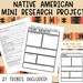 Native American Tribe Mini Research Poster | Native American Heritage ...