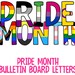 Pride Month Bulletin Board Letters Display | LGBTQIA+ Flag Printables ...