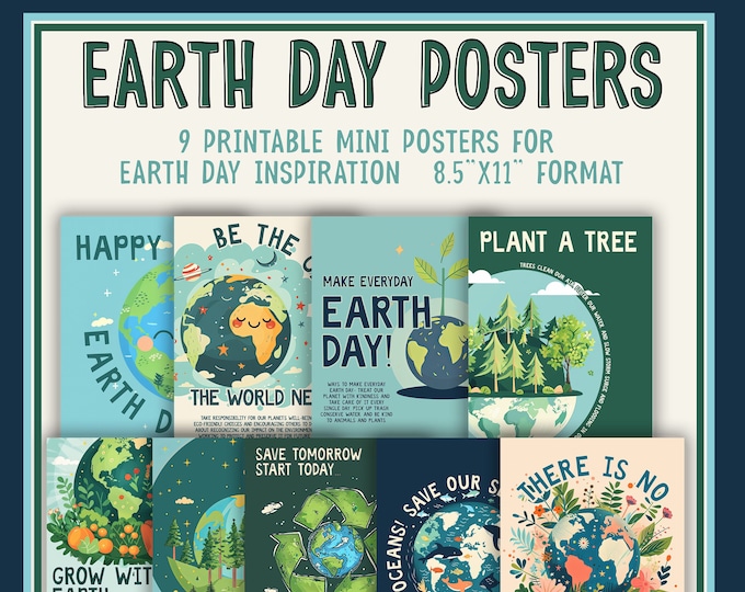 Love Our Earth Postcard Pack of 10 - Etsy