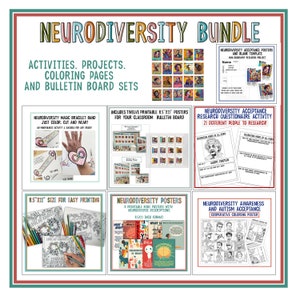 Neurodiversity Awareness Month Posters | Autism Acceptance Bulletin ...