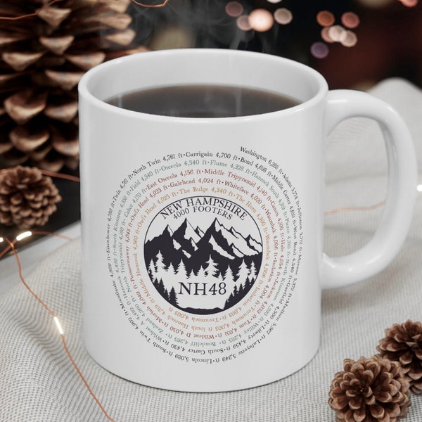 New Hampshire Mug - Etsy