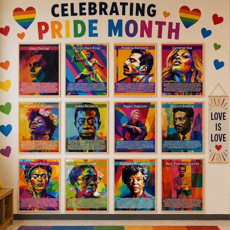 Pride Month Bulletin Board - Etsy