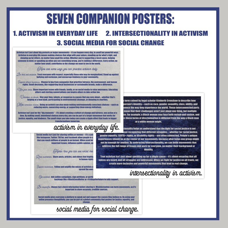 Activism & Social Justice Bulletin Board | Social Studies Teacher ...