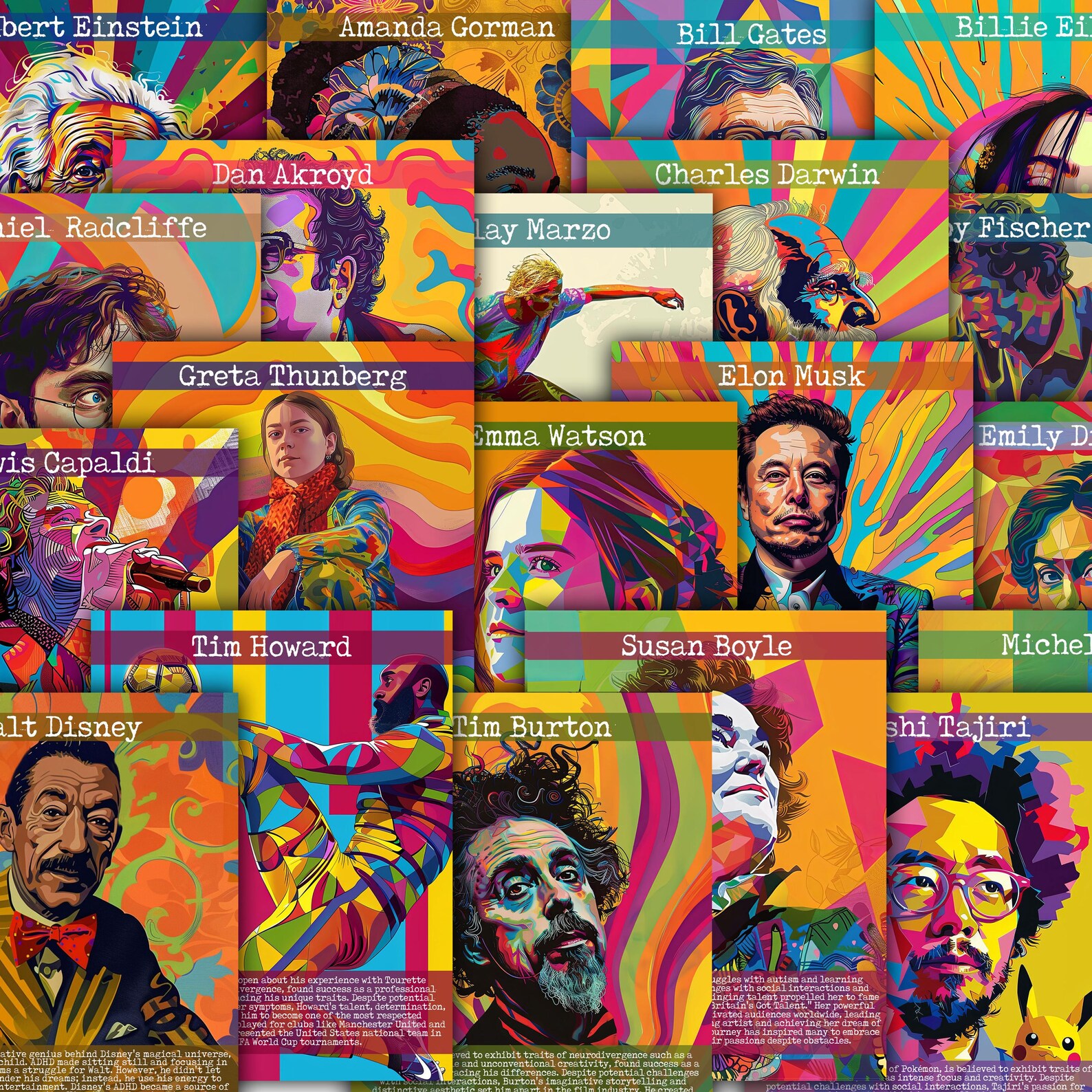 Neurodiversity Awareness Month Bulletin Board | Celebrate Neurodiverse ...