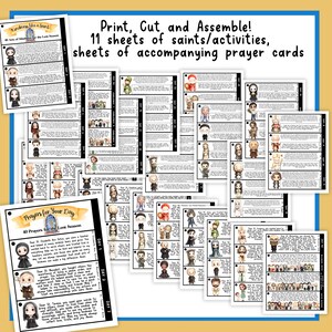 Lent Activity | 40 Days of Kindness With the Saints for Easter ...