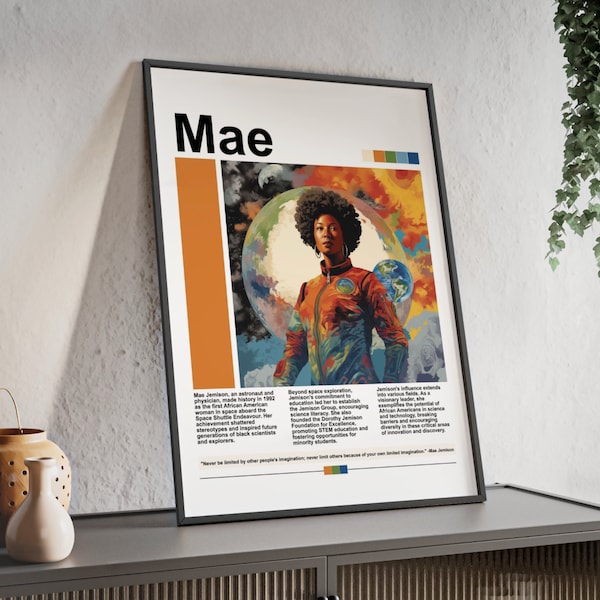 Mae Jemison Poster - Etsy