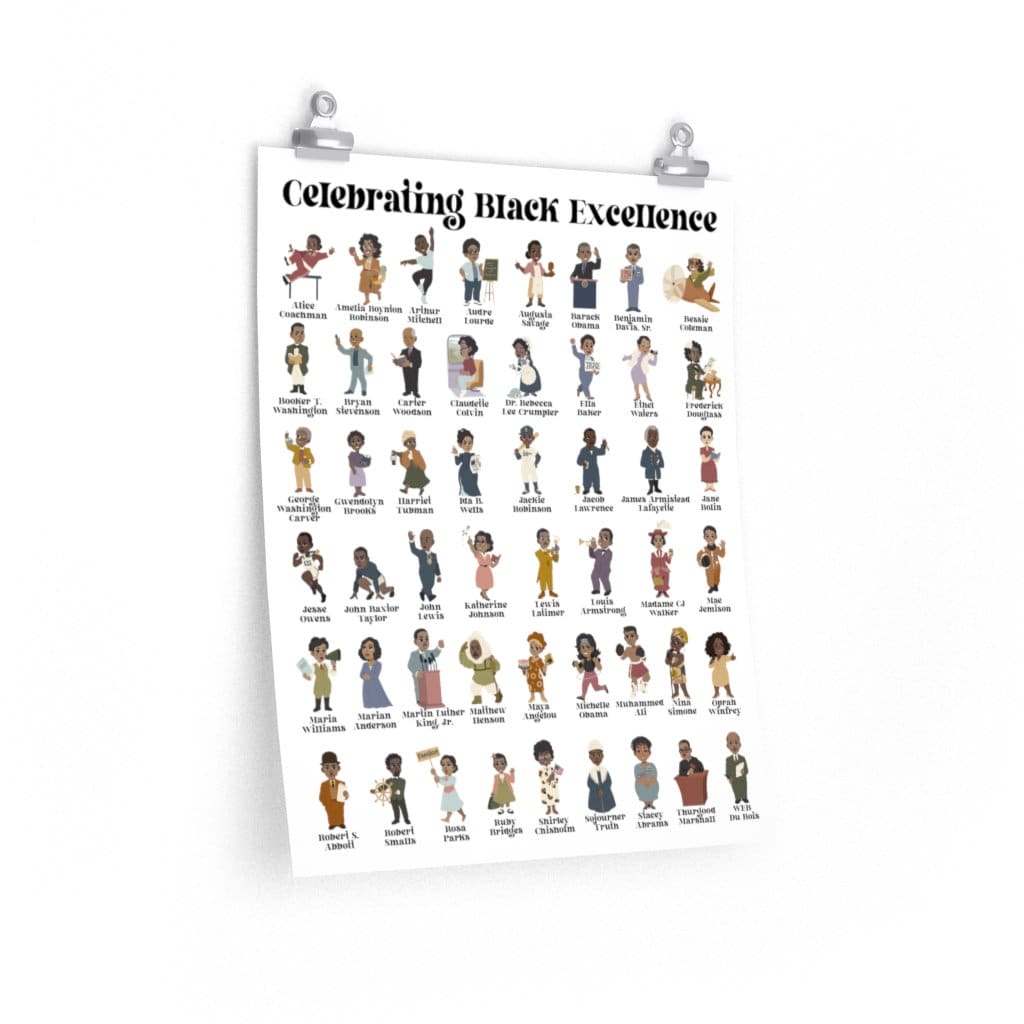 Celebrating Black Excellence Poster Print Black History - Etsy