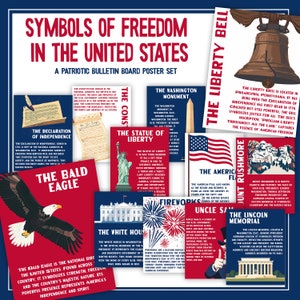 Symbols of Freedom Bulletin Board | United States Social Studies ...