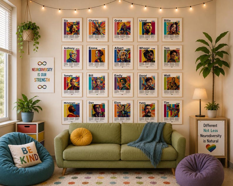 Neurodiversity Awareness Month Bulletin Board | Celebrate Neurodiverse ...