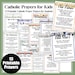 Catholic Prayers for Kids Posters | 13 Printable Prayer Posters for ...