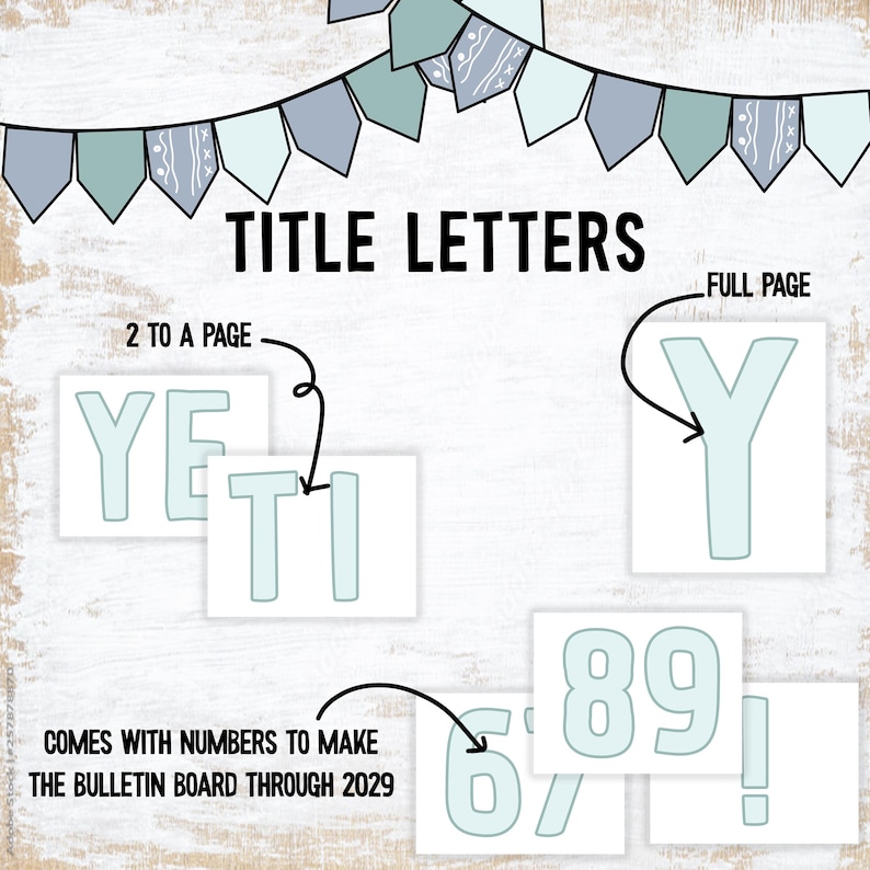 Yeti New Year Bulletin Board Decor | Yeti for Big Things in 2026 ...