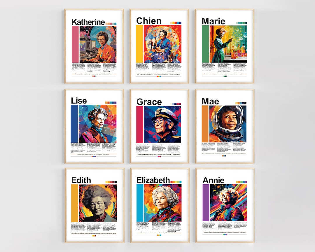 Women in STEM Bulletin Board Women in Science Math Posters Women's ...