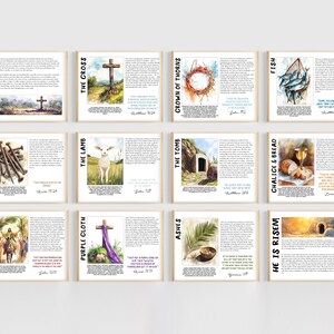 Symbols of Lent Poster Set | Catholic School Lent Bulletin Board Decor ...