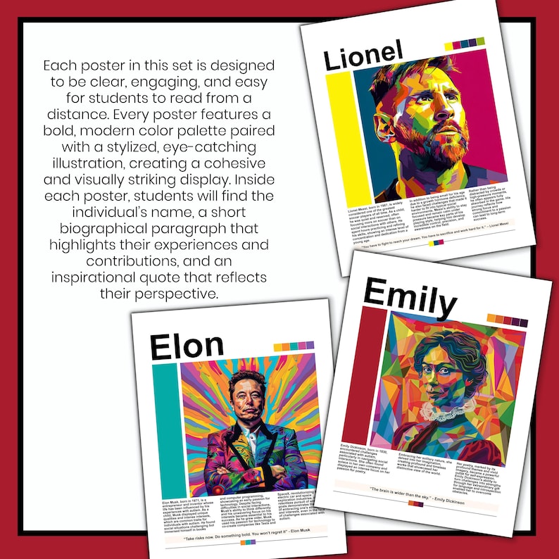 Autism Acceptance Month Poster Set | Neurodiversity Awareness Bulletin ...