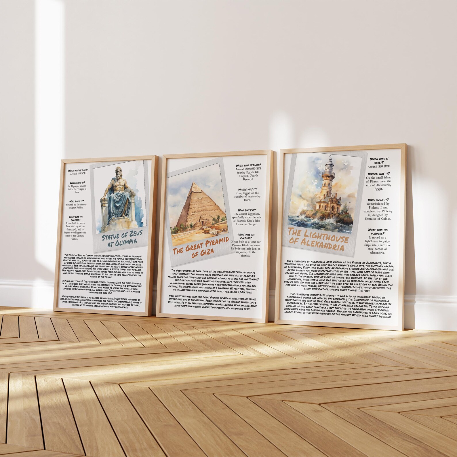 Seven Wonders of the Ancient World Bulletin Board Set | History Teacher ...
