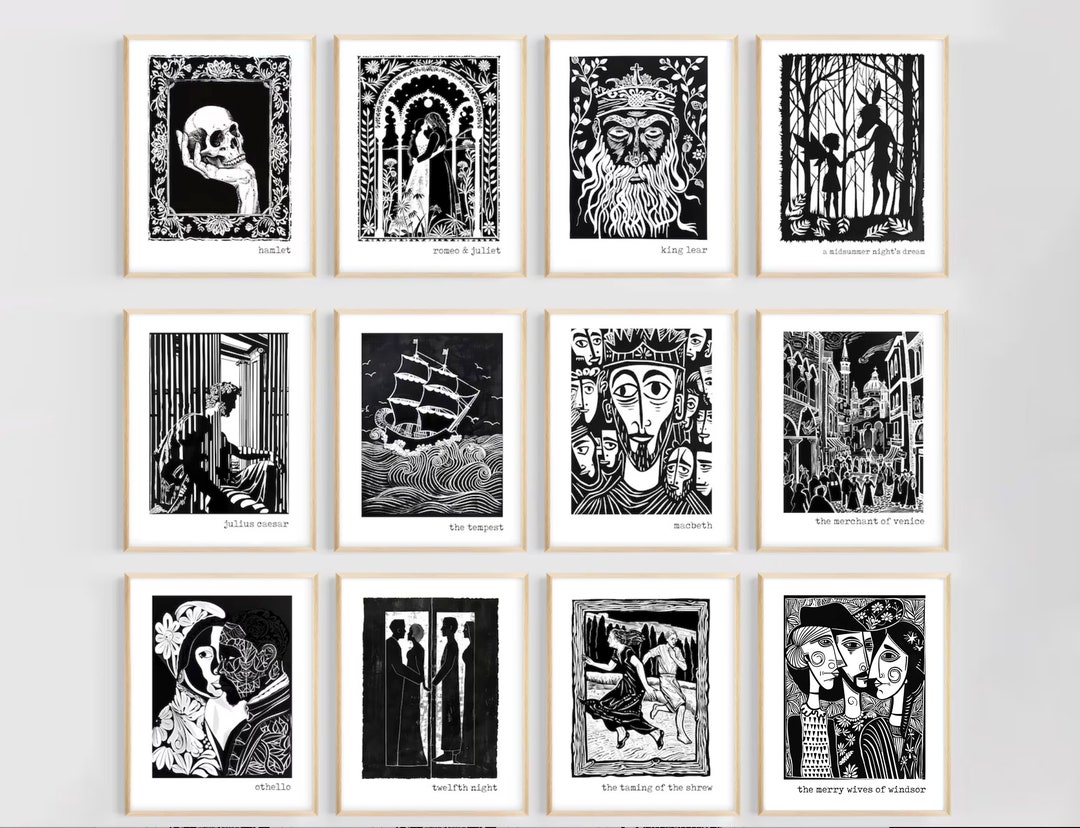 Shakespeare Art Posters | English Literature Bulletin Board ...