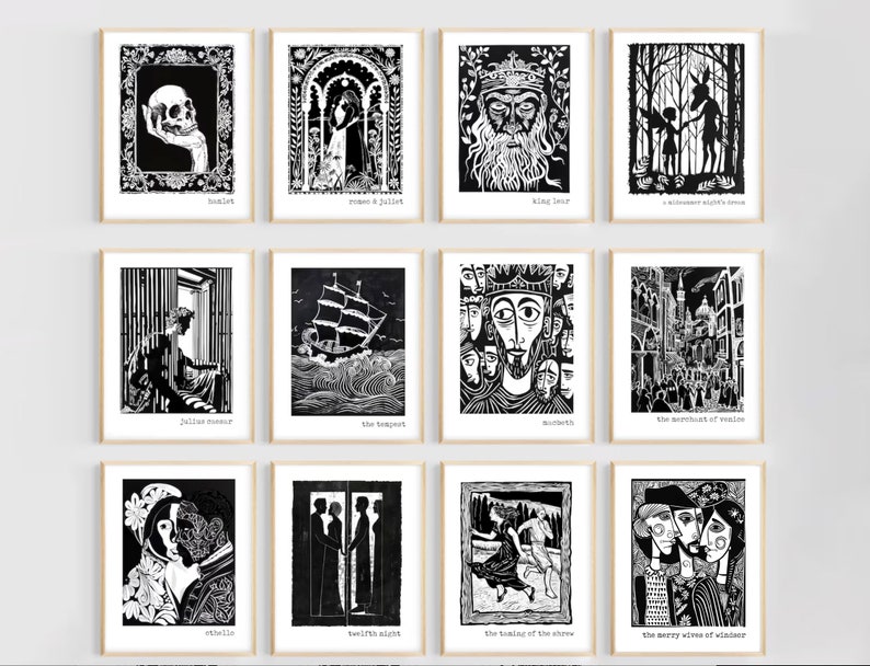 Shakespeare Art Posters | English Literature Bulletin Board ...
