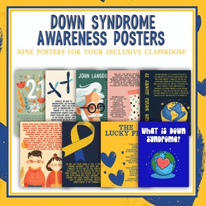 Down Syndrome Awareness Month Posters | Down Syndrome World Day ...