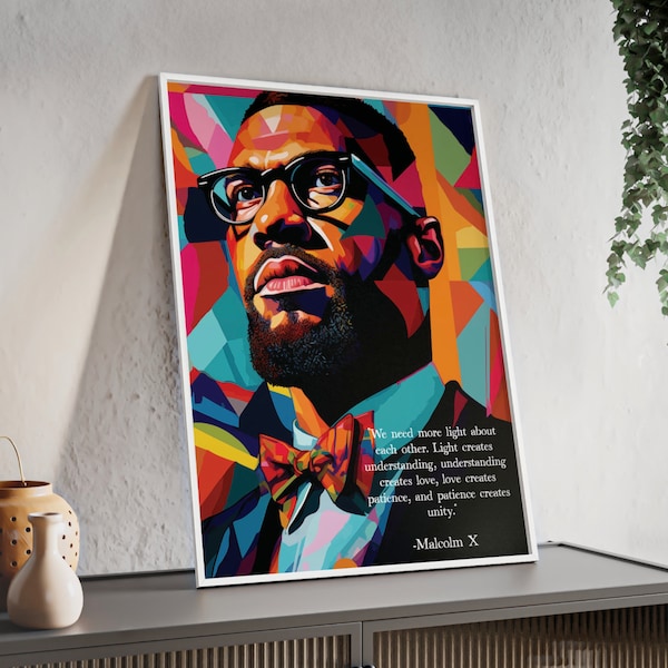 Malcolm X - Etsy
