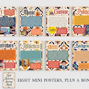 Arab American Heritage Month Bulletin Board Bundle | Arab Americans ...