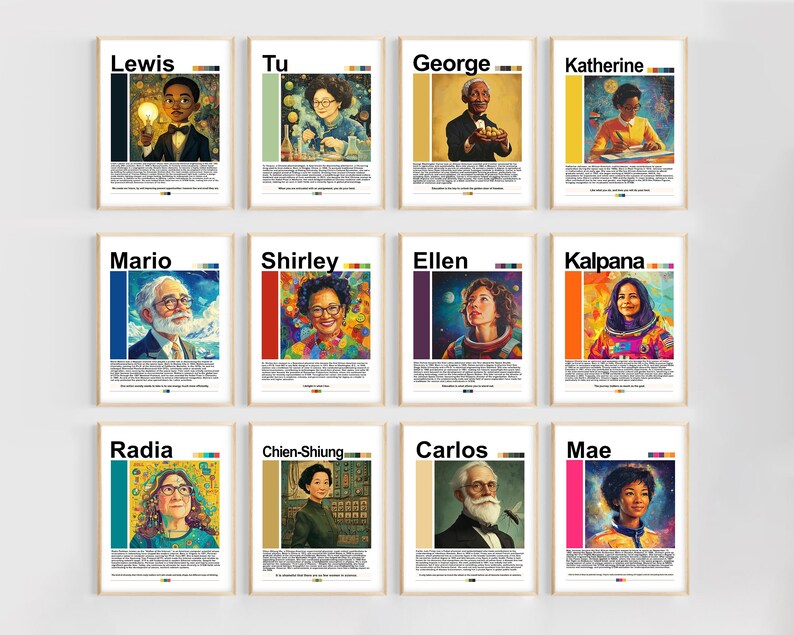 Minorities in STEM Bulletin Board | Scientists Mathematicians Posters ...