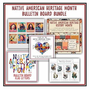 Native American Heritage Month Bulletin Board Bundle | American Indian ...