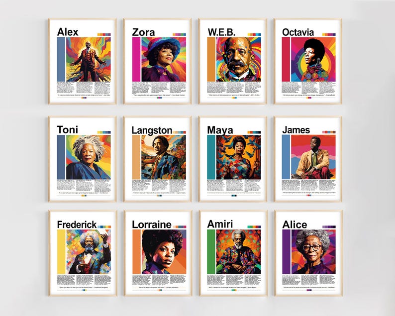 Black History Month Authors Bulletin Board | Black Writers, Authors ...
