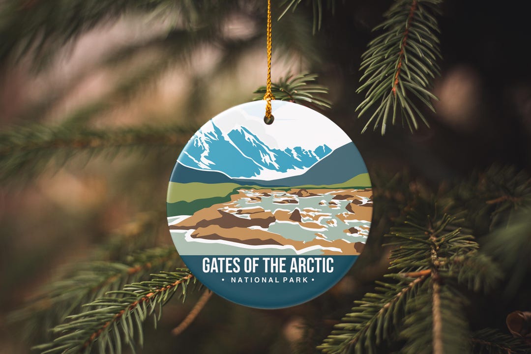 Gates of the Arctic National Park Ornament | US National Parks Souvenir ...