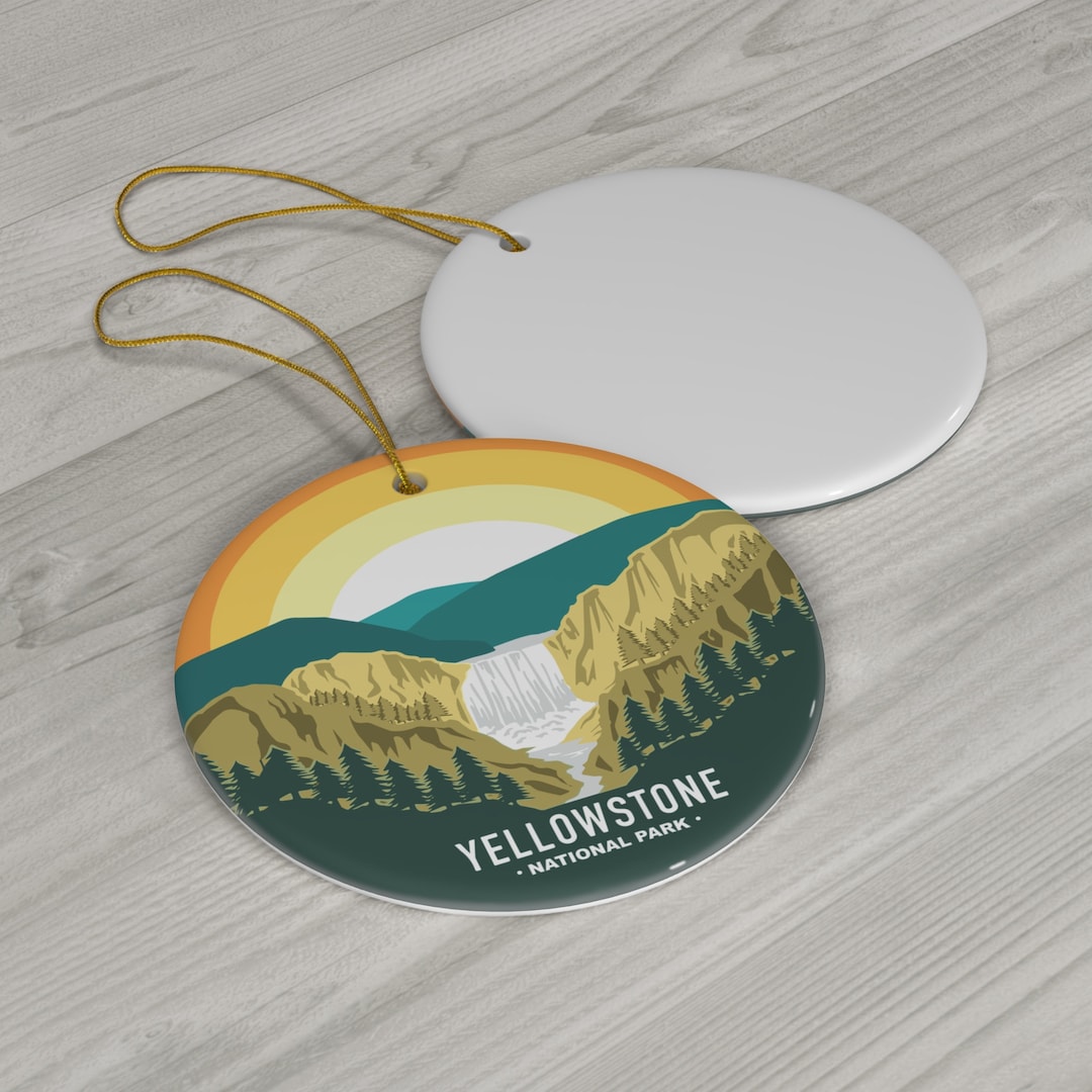 Yellowstone National Park Ornament US National Parks Souvenir Christmas ...