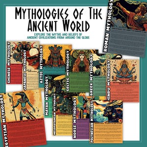 Ancient Mythology Bulletin Board Bundle | Greek, Egyptian World ...
