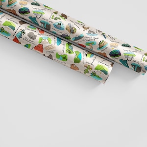 National Parks Wrapping Paper US National Park Gift Wrap - Etsy
