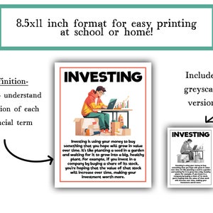 Financial Literacy Bulletin Board | Money Curriculum for Kids | Passive ...