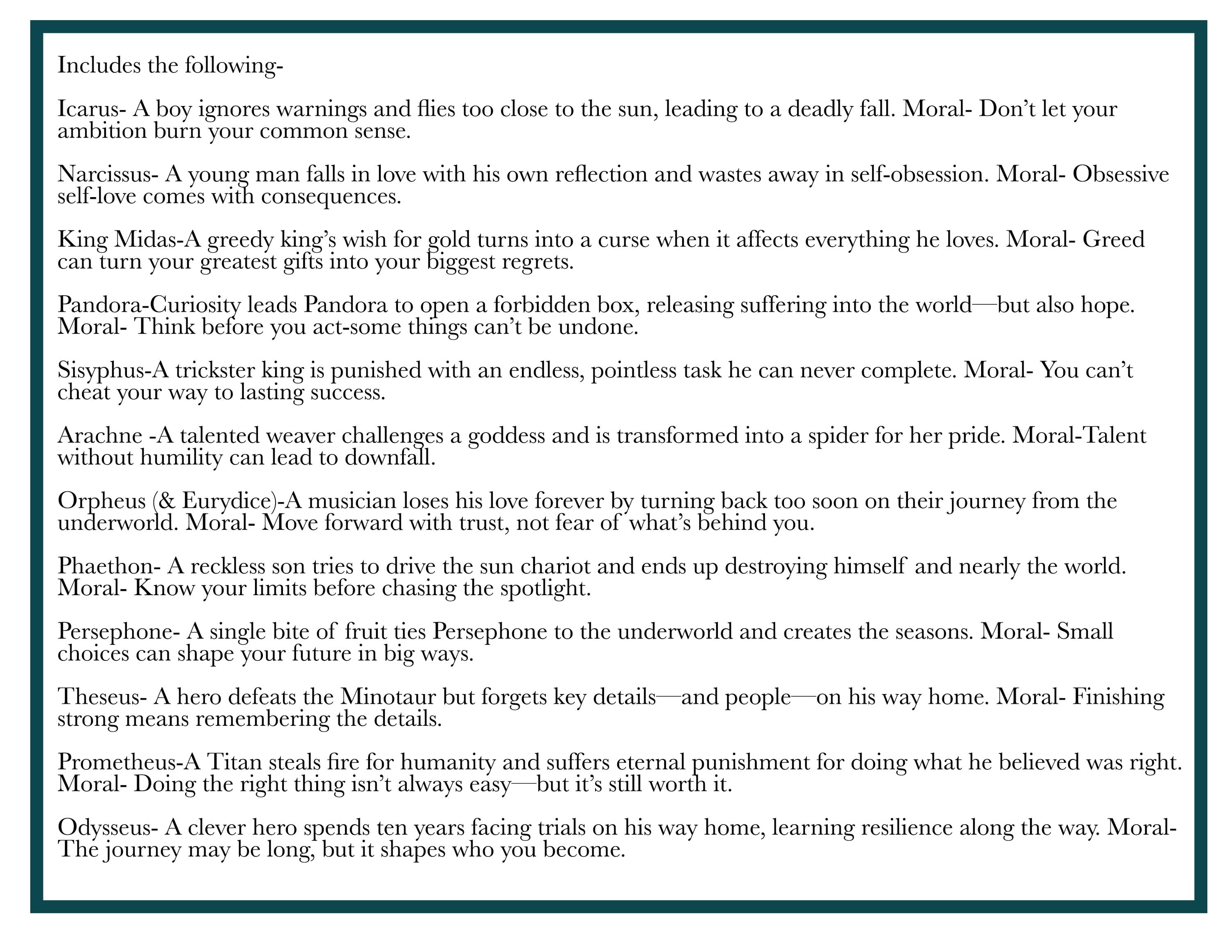 Greek Mythology Bulletin Board Set | Mythical Moral Lessons Posters ...