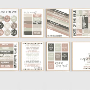 Catholic Virtues Bulletin Board | Kids' Educational Sunday School ...