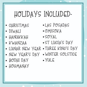 World Winter Holidays Snow Globe Bulletin Board | Holidays Around the ...