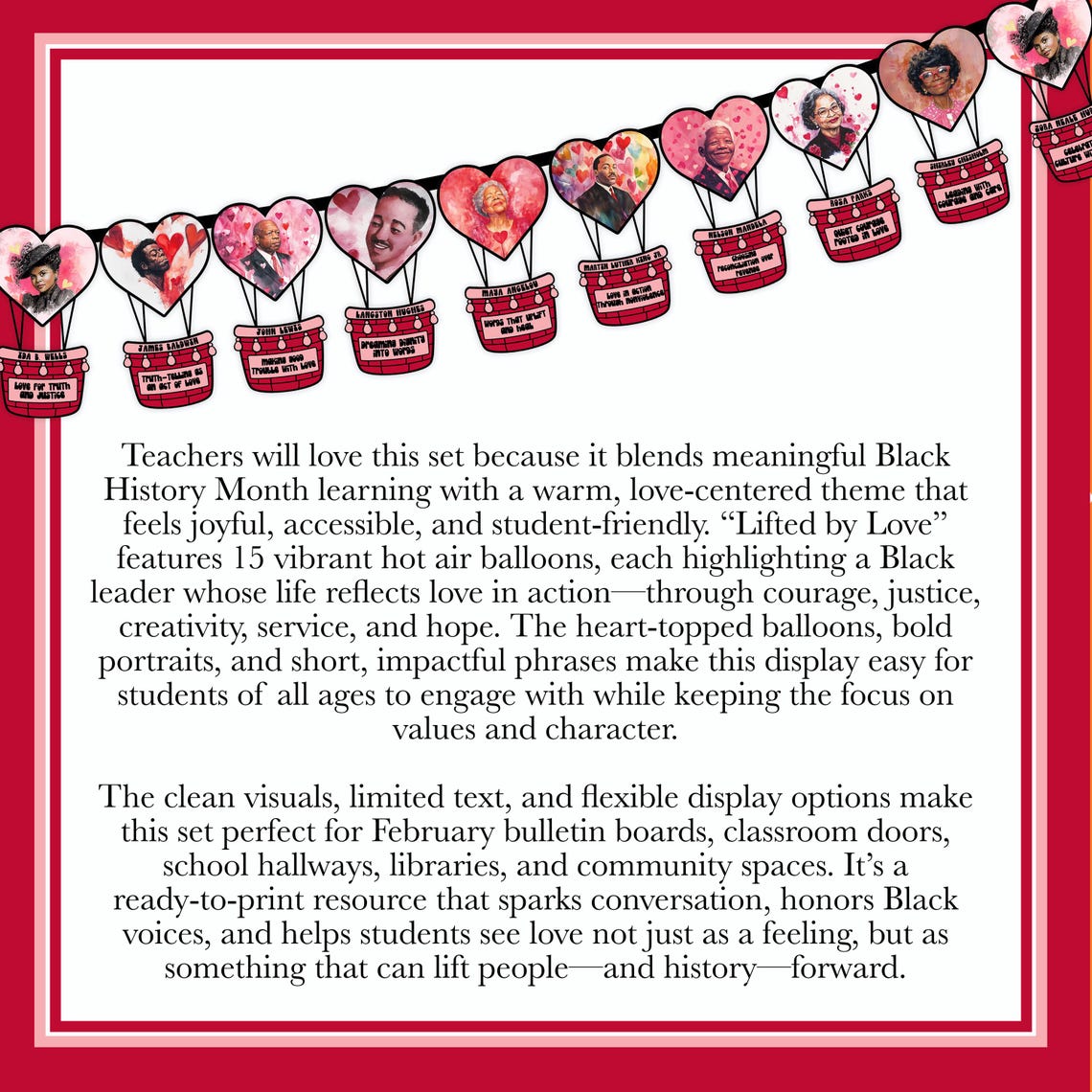 Black History Month Bulletin Board | Love in Action Black Leaders ...