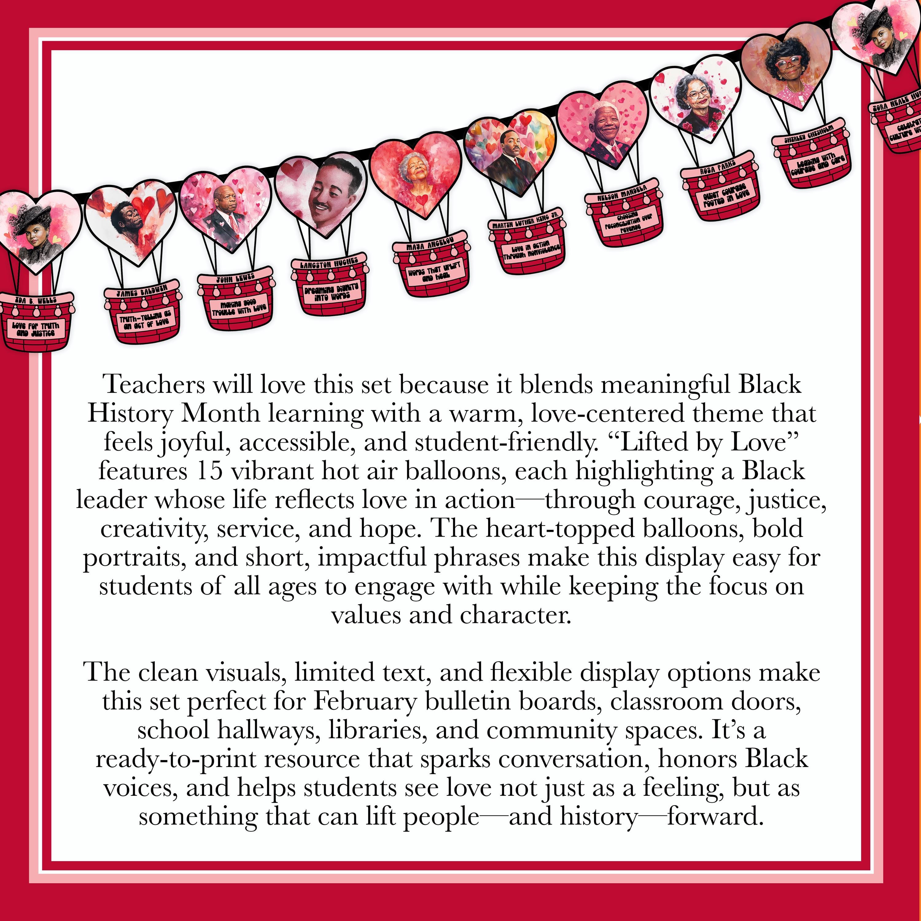 Black History Month Bulletin Board | Love in Action Black Leaders ...