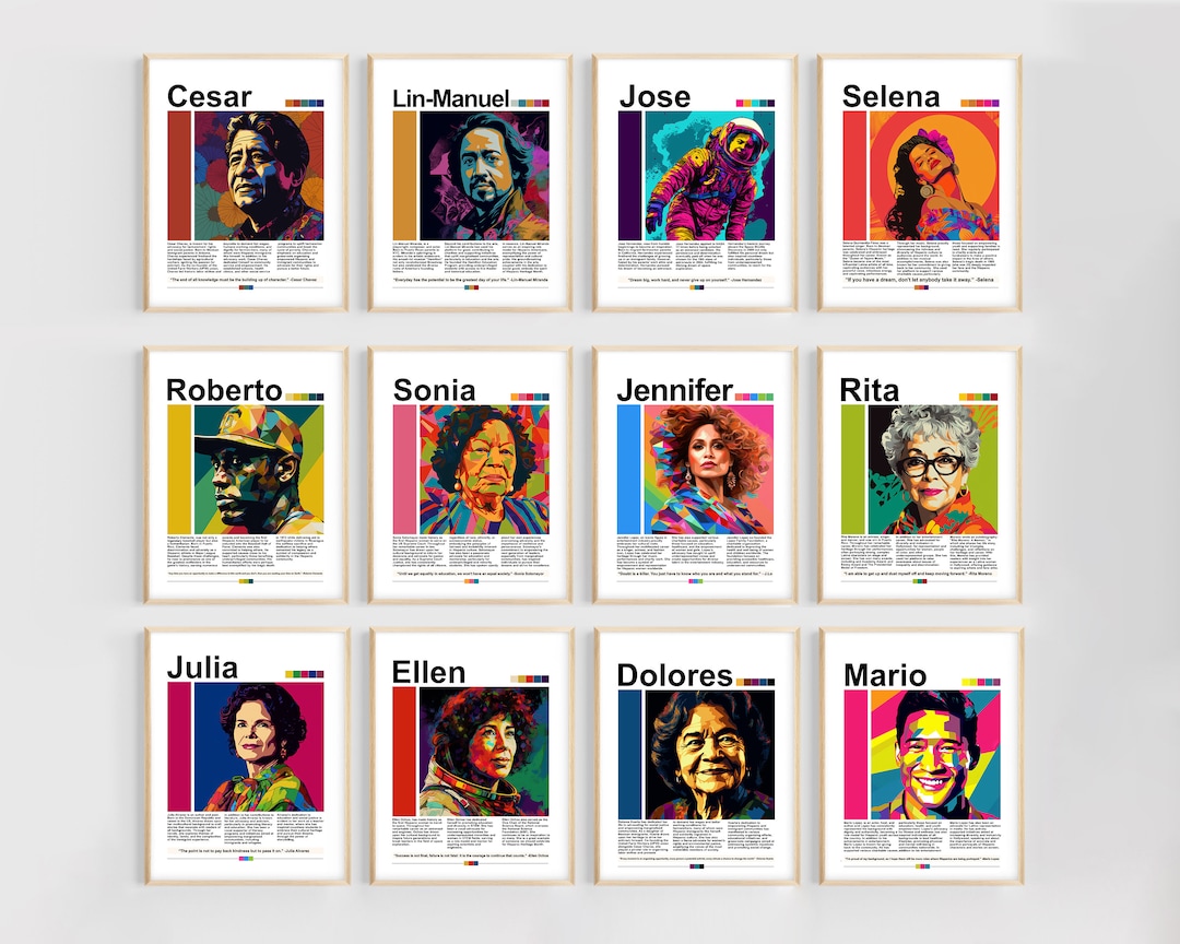 Hispanic American Heritage Month Posters | Hispanic History Bulletin ...