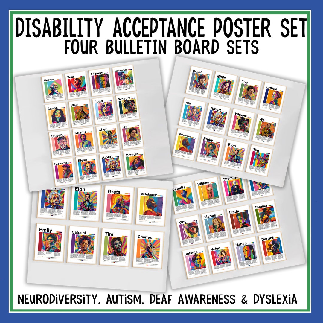 Neurodiversity & Disability Awareness Poster Set | Neurodiverse ...