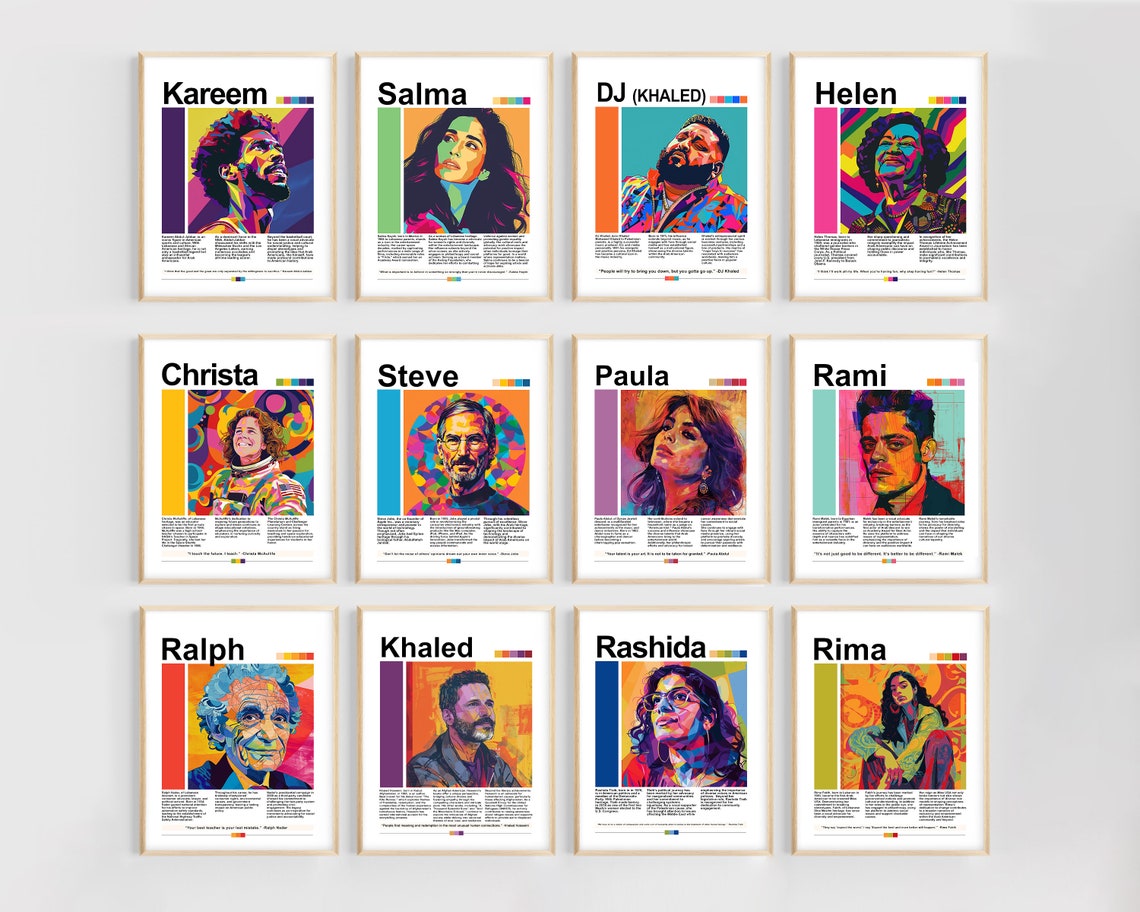 Arab American History Month Posters | Arab Americans Poster Set | Arab ...
