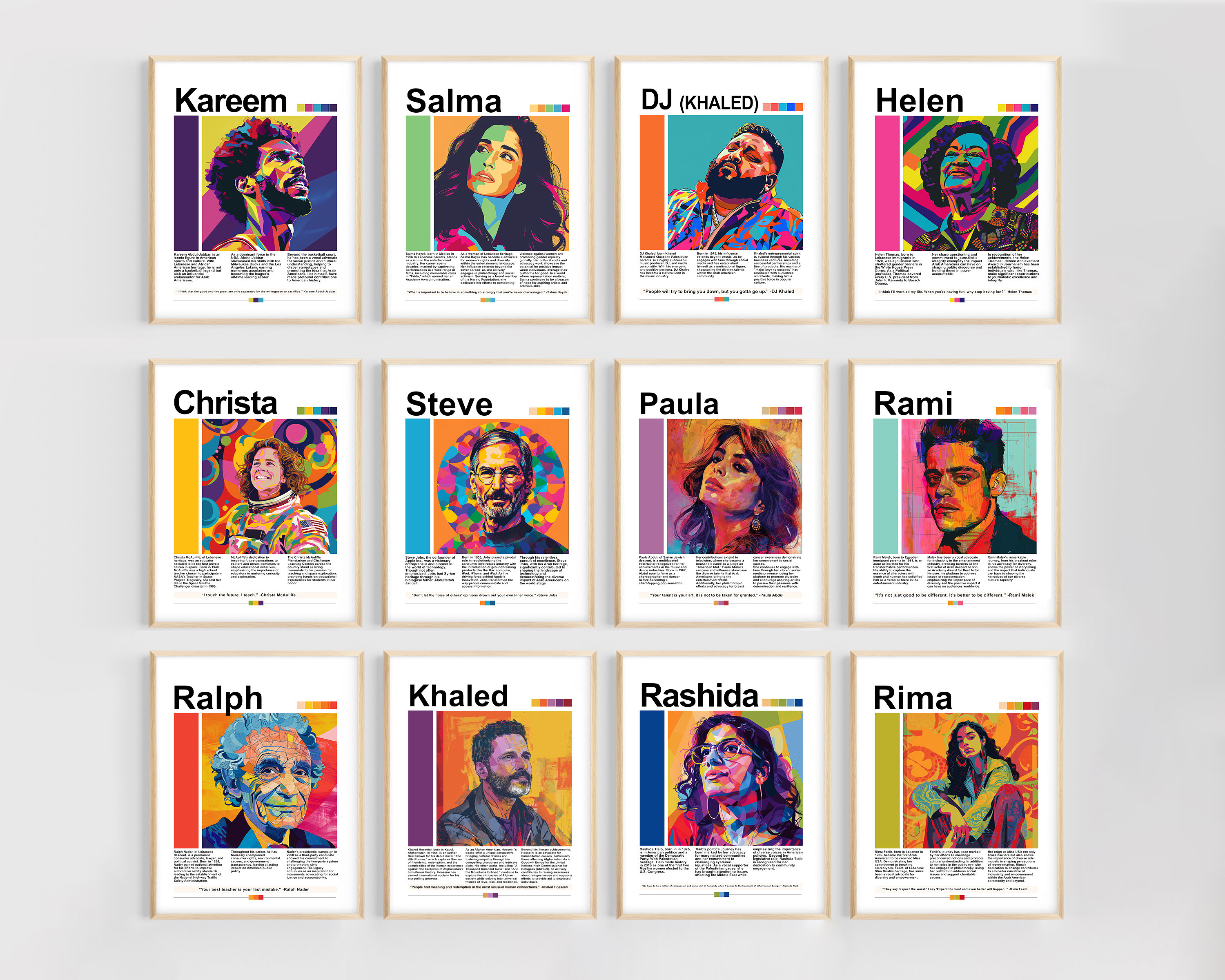Arab American History Month Posters | Arab Americans Poster Set | Arab ...